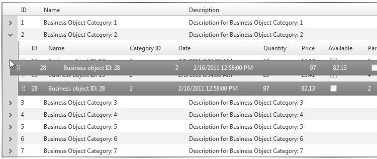 Radgrid Drag And Drop With Detail Table In Ui For Asp Ajax Telerik