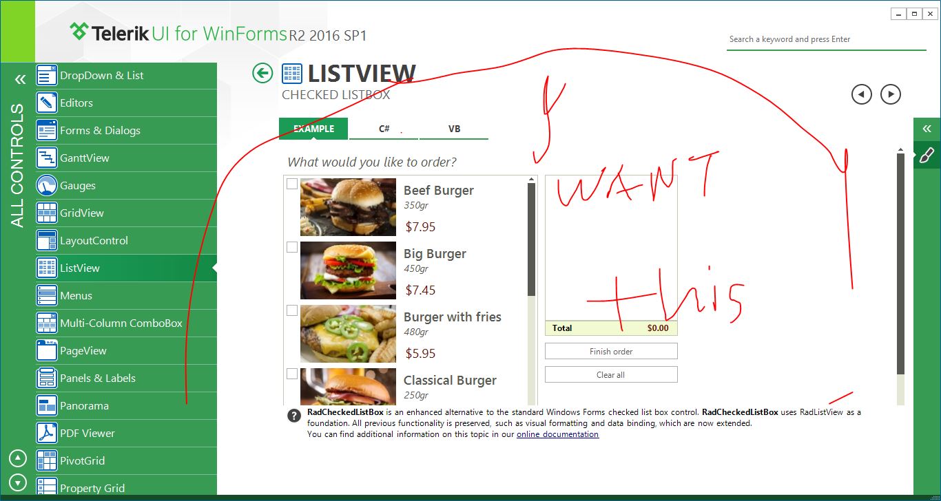Listview Checked Listbox Winform Source In Ui For Winforms Checkedlistbox Telerik Forums