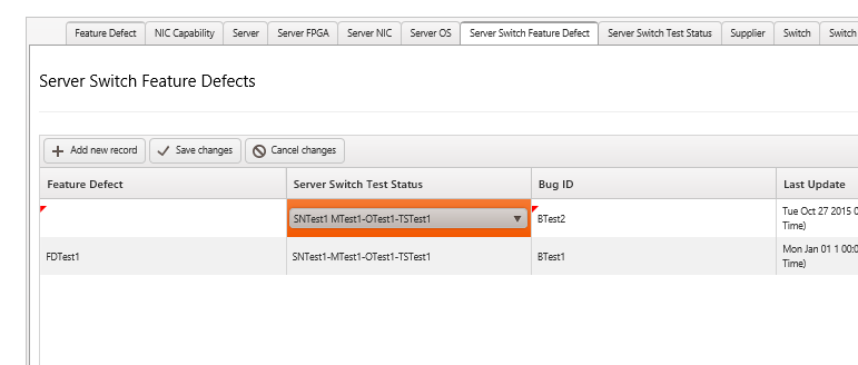 Grid With A Custom Dropdownlist As An Editor Not Showing Selected Values In Kendo Ui For Jquery