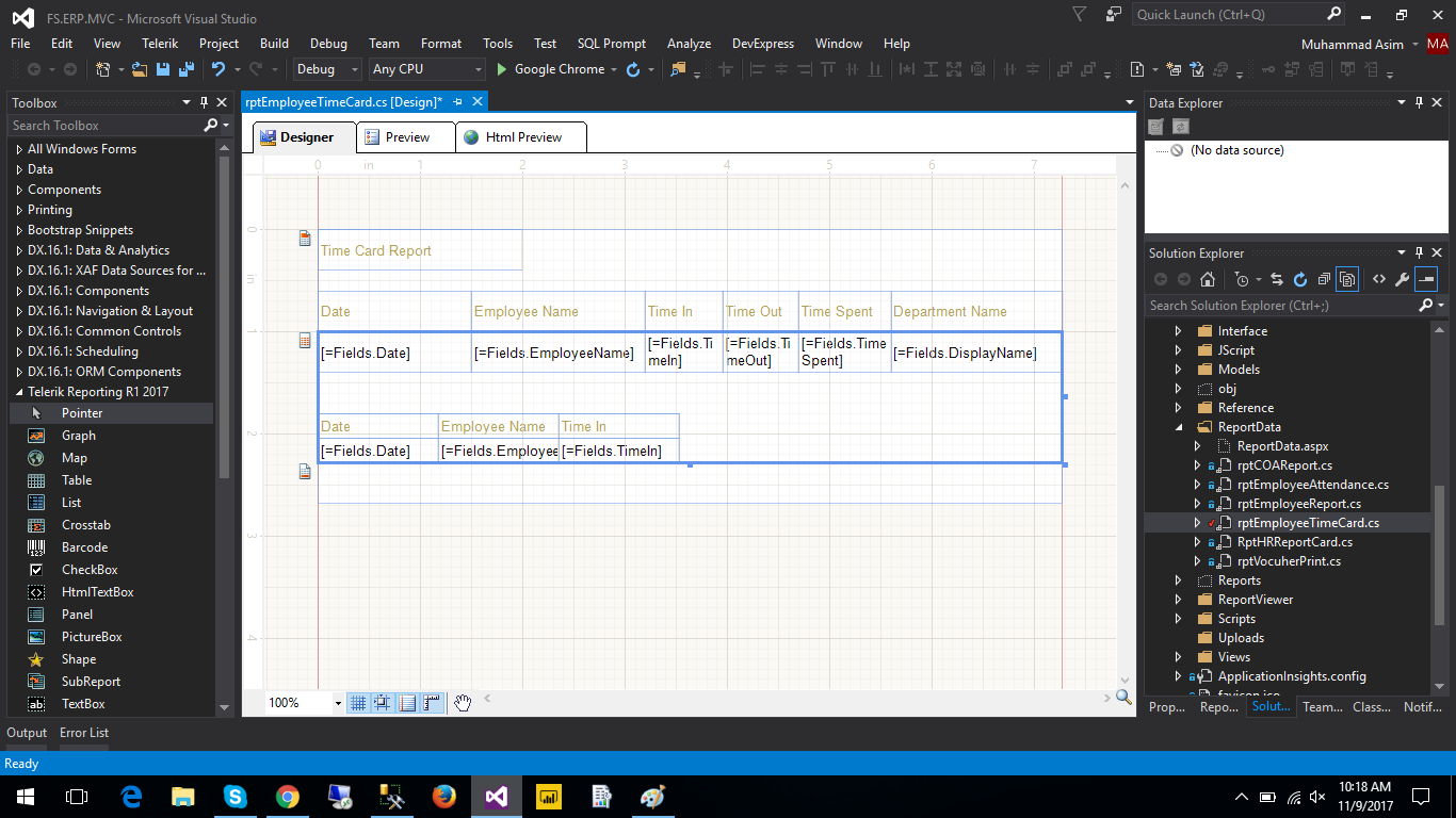 Dynamically bind Object Data Source to a Table/Chart Control in ... Dynamically bind Object Data Source to a Table/Chart Control in ...