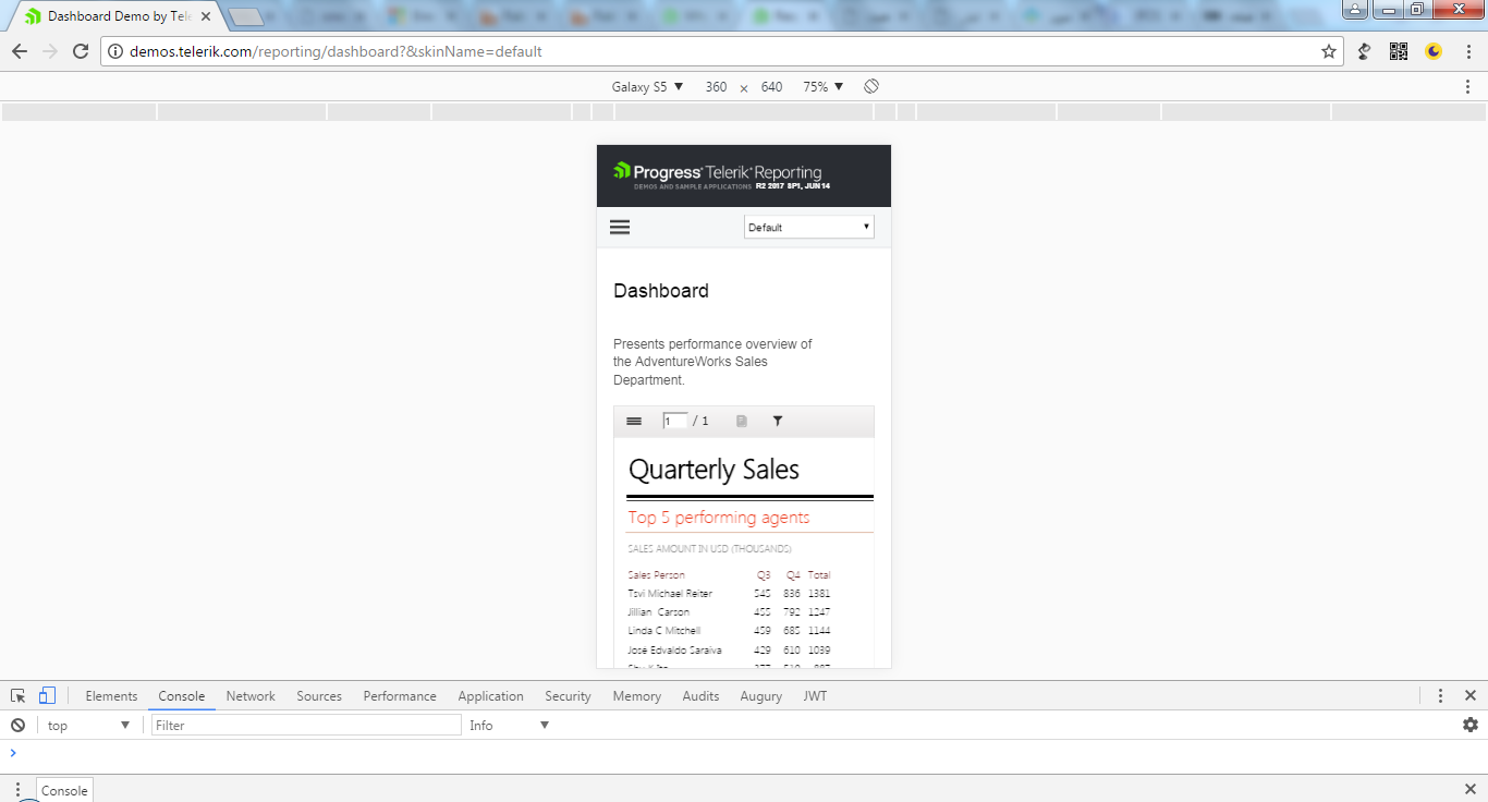 Why Telerik Does Not Generate Responsive Html Like The Other Reporting Tools In Reporting