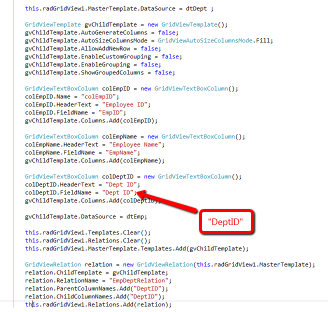 Master Detail Radgridview Implementation In Ui For