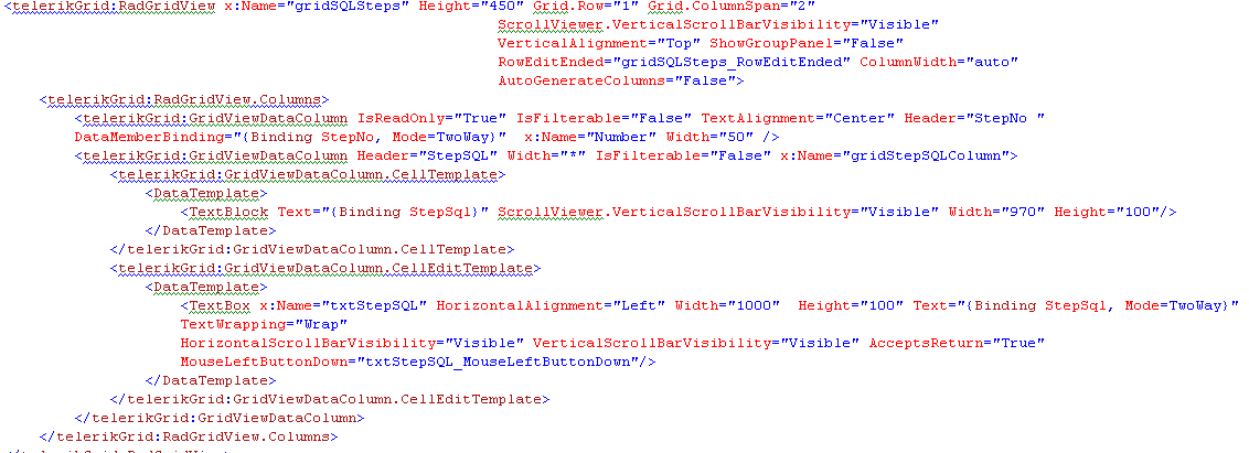 Control Order Of Columns In Display Of Radgrid In Ui For Silverlight Gridview Telerik Forums