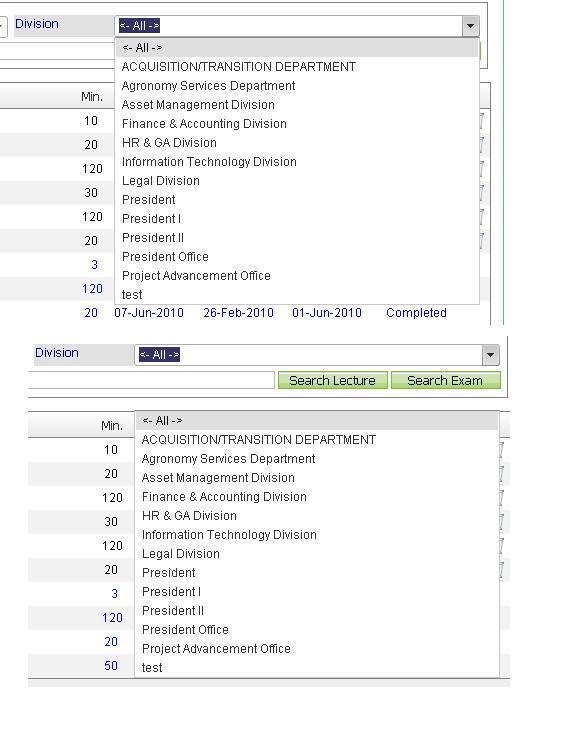 Dropdown Box Position Not Displayed Properly In Chrome In Ui For Asp