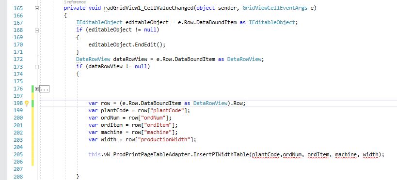Hard Time Inserting Data To A Table Using Store Procedure In Ui For Winforms Gridview Telerik
