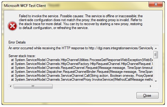 Weird Wcf Error Working With Openaccess Objects In Data Access