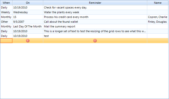 Idataerrorinfo And Validation In Ui For Winforms Gridview Telerik Forums