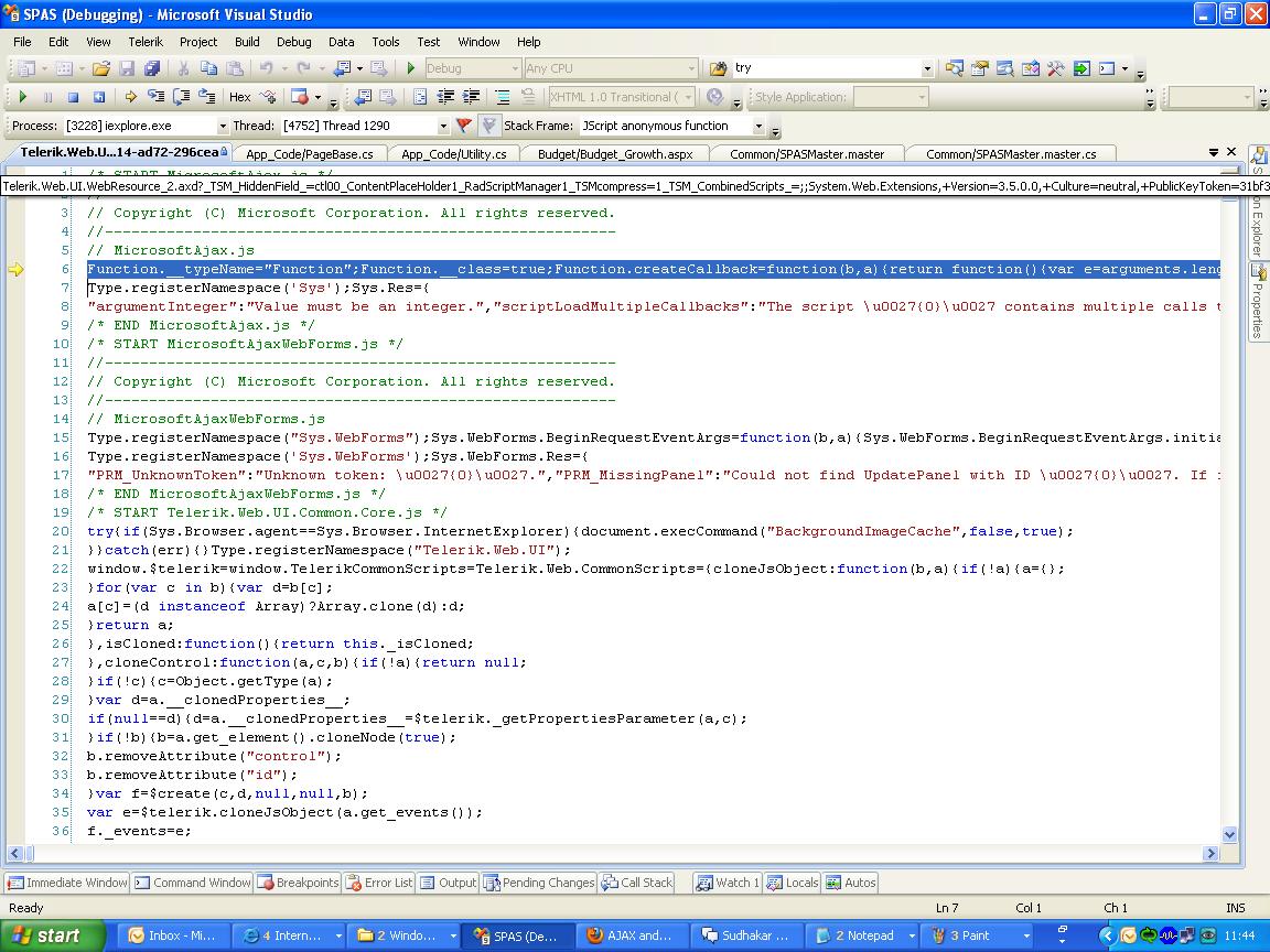 Sys Webforms Pagerequestmanagerservererrorexception In Ui For Asp