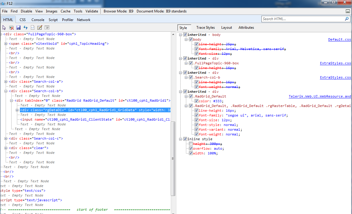 Radgrid Height Set To 300px By Default In Ui For Aspnet Ajax Grid Telerik Forums