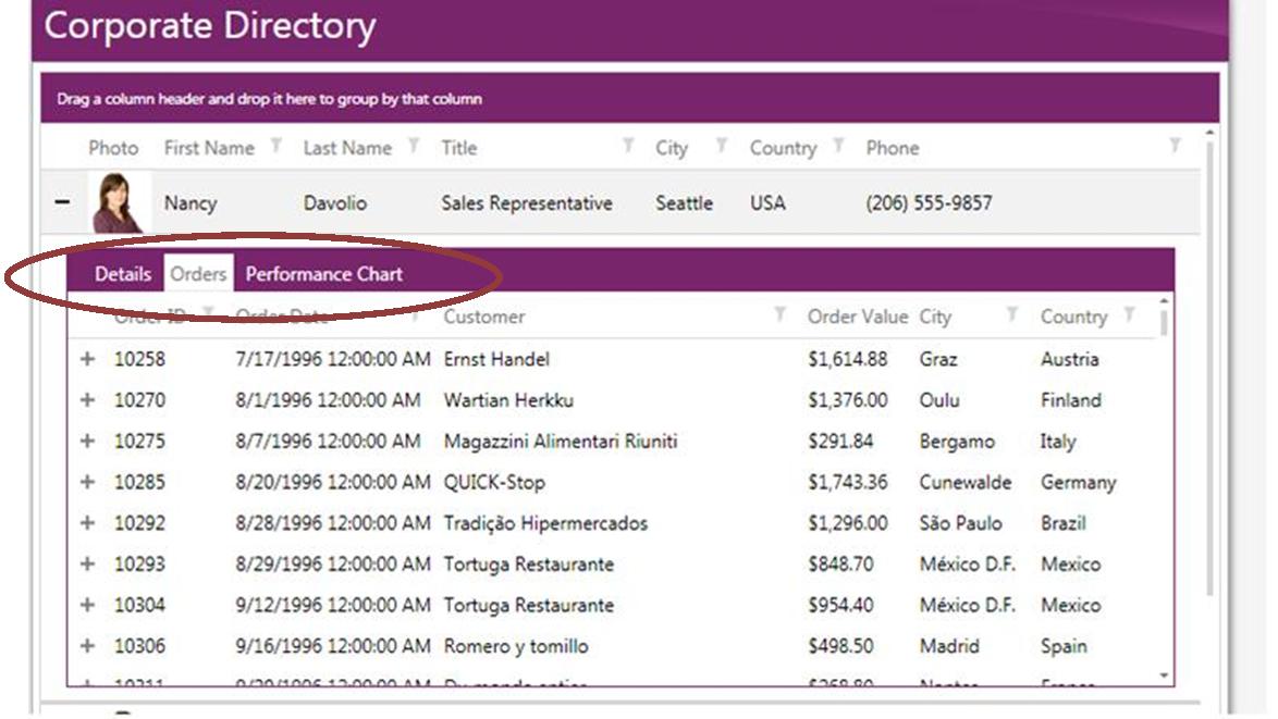 Gridview Tabs In Ui For Winforms Gridview Telerik Forums