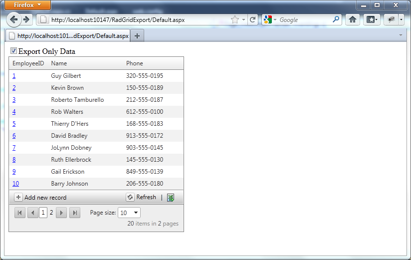 RadGrid Excel Export Issue in UI for ASP.NET AJAX Grid - Telerik Forums RadGrid Excel Export Issue in UI for ASP.NET AJAX Grid - Telerik Forums