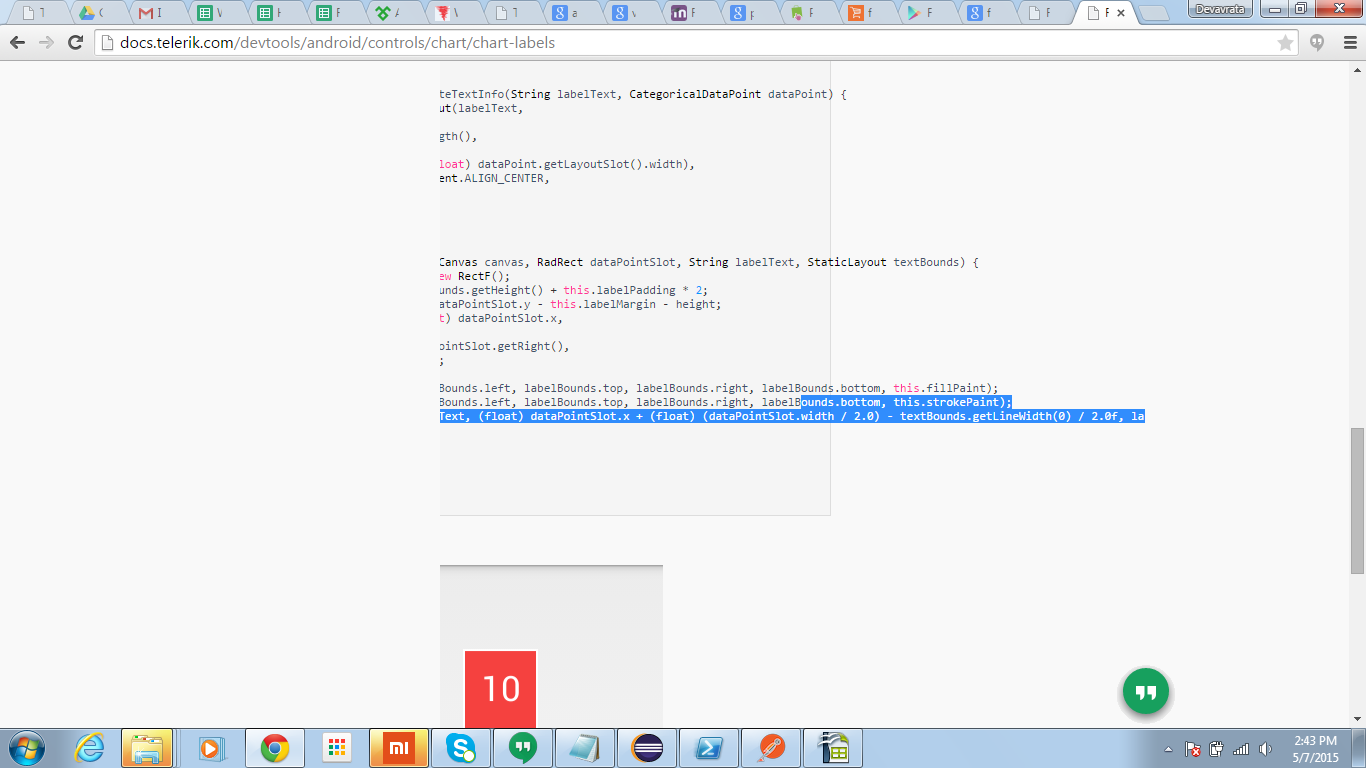 Adding Custom Labels To X And Y Axis In Ui For Android Chart Telerik Forums