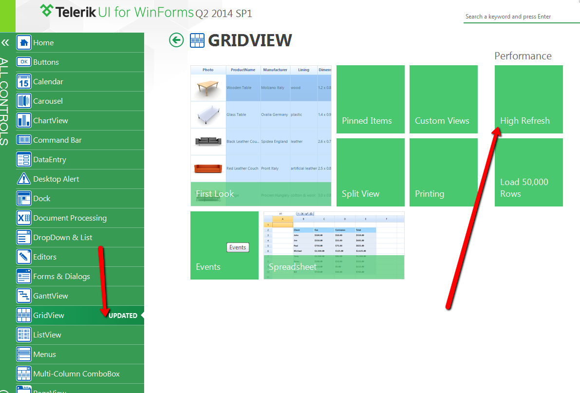 Radgrid Winform Refreshing Datasource In Ui For Winforms Gridview