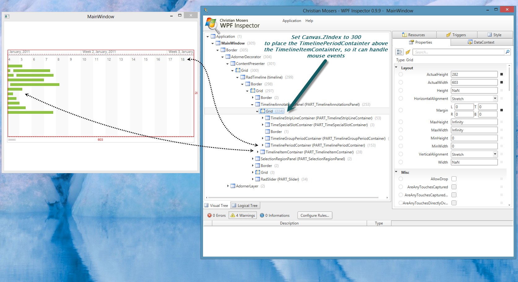 Add Tooltip To Timeline Period In Ui For Wpf Timeline