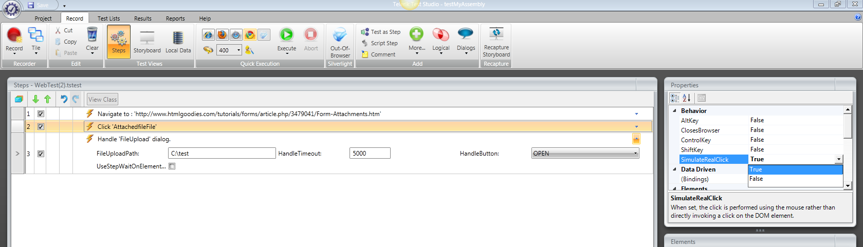 Handle File Upload Dialog in Chrome in Test Studio General Discussions ... Handle File Upload Dialog in Chrome in Test Studio General Discussions ...