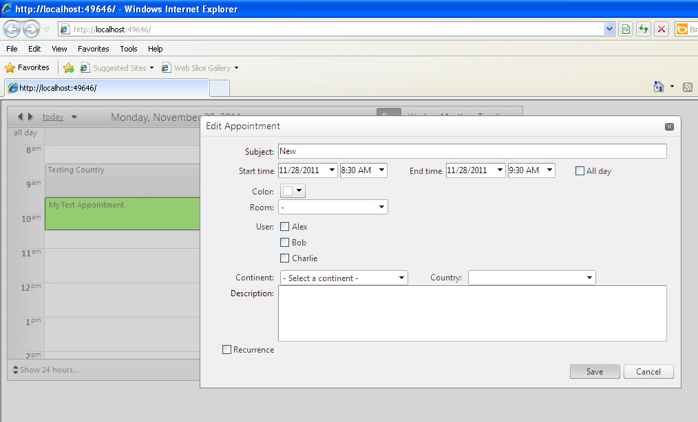 Advance Addedit Forms In Radscheduler In Ui For Aspnet Ajax Grid Telerik Forums