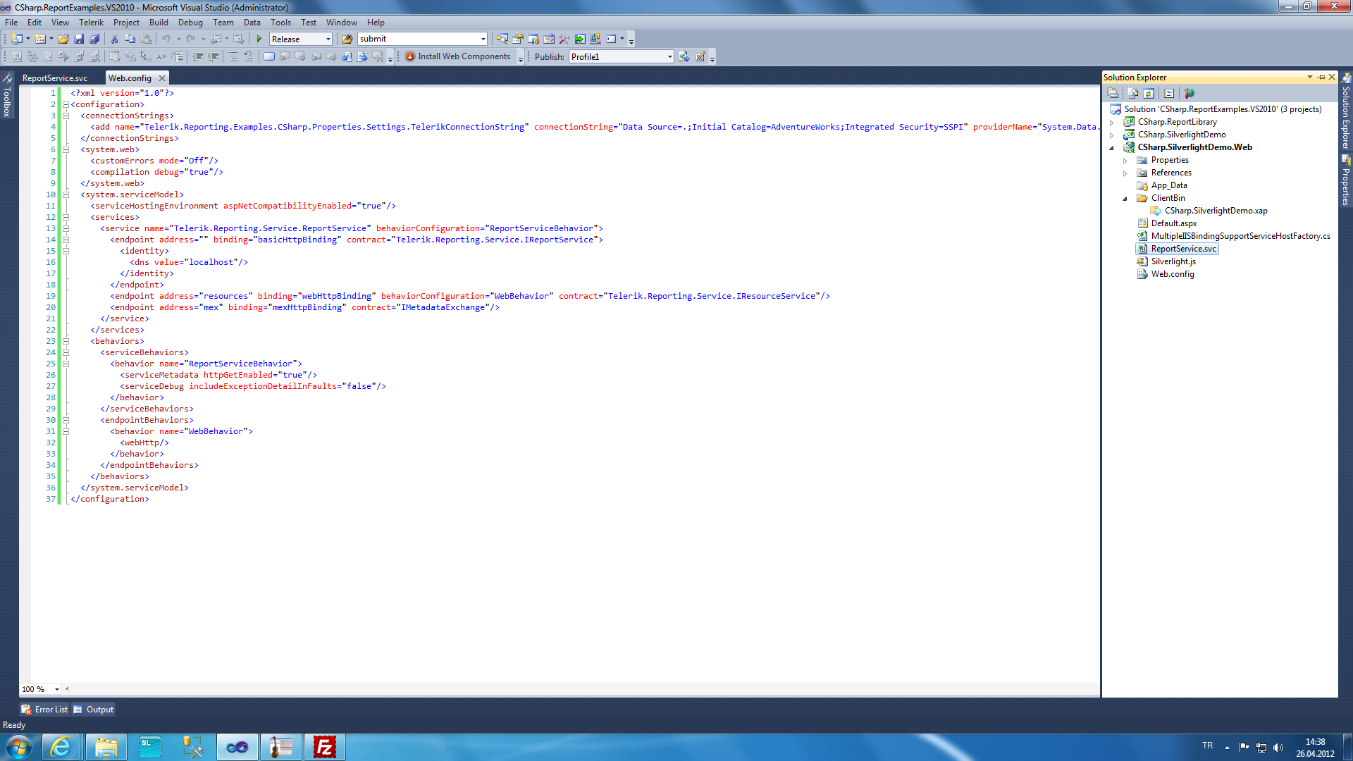 Reportviewer Does Not Work On The Web In Reporting General Discussions Telerik Forums