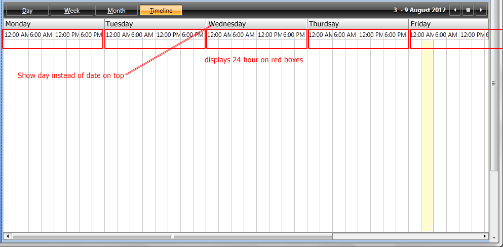 Customizing Timeline View See Attached In Ui For Wpf Scheduleview Telerik Forums