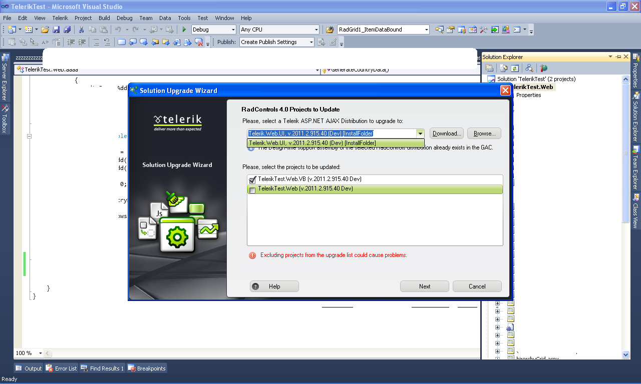 Failed To Create Designer When We Upgrade Teletrik New Version In Ui