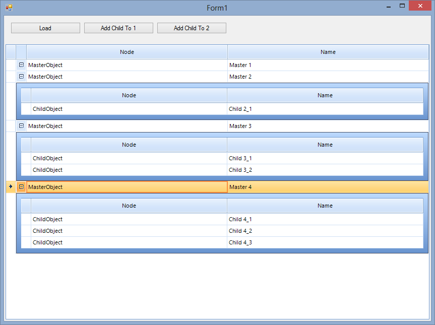 GridView Hierarchy View Duplicate Child Row Issue in UI for WinForms ... GridView Hierarchy View Duplicate Child Row Issue in UI for WinForms ...