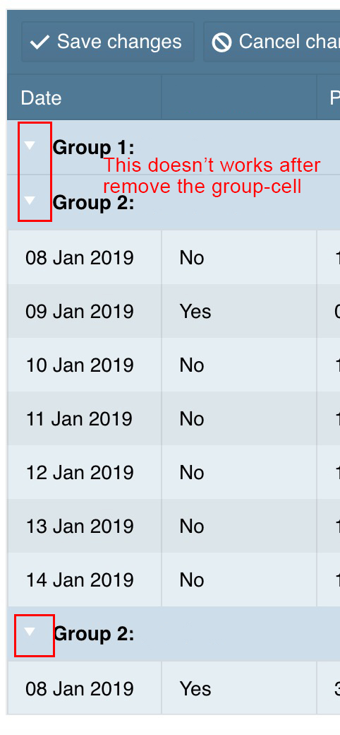 How To Hide Grouping Column In Kendo Ui For Jquery Grid Telerik Forums