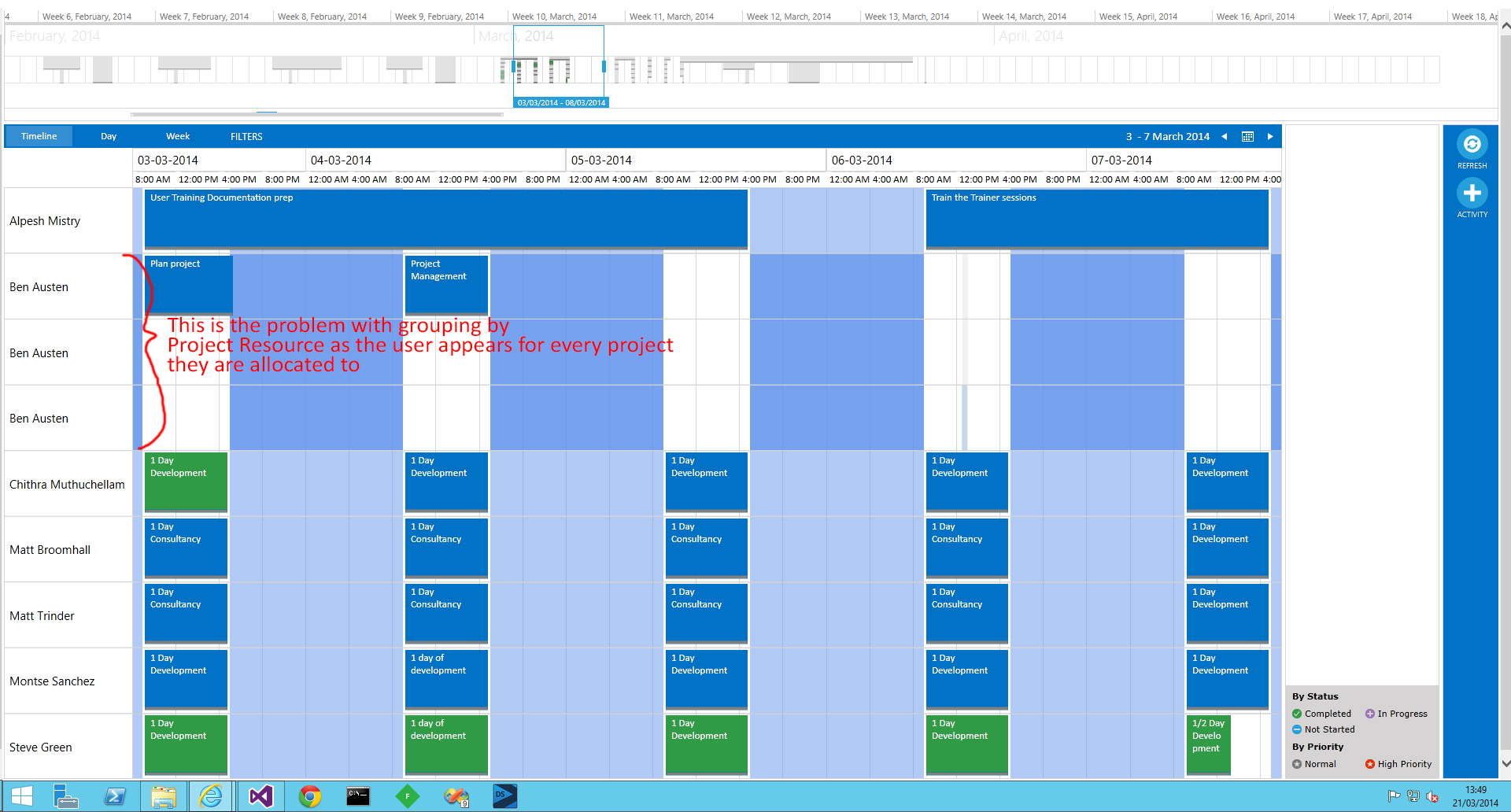 Display Multiple Resource Types In Ui For Silverlight Scheduleview Telerik Forums