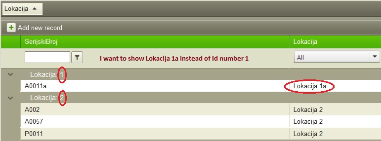 Radgrid Grouping Column How To Display Friendly Name Instead Of Column Id In Ui For Aspnet Ajax
