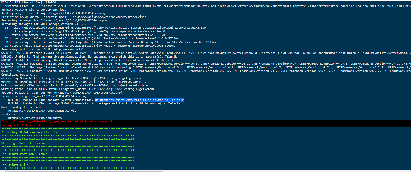 No Packages Exist With This Id In Sources Telerik In Ui For Aspnet Core General Discussions