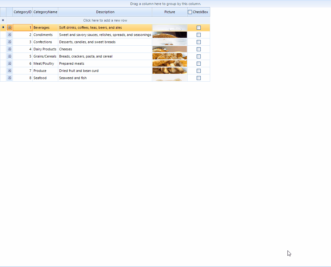 Issue With Select All Column Checkbox In Radgrid In Ui For Winforms