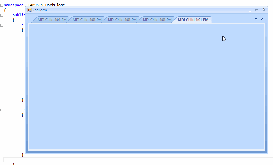 Closing an MDI Child Form in UI for WinForms Dock - Telerik Forums Closing an MDI Child Form in UI for WinForms Dock - Telerik Forums