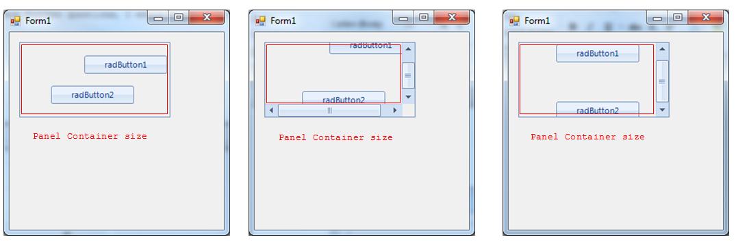 How To Hide Scrollable Panels Horizontal Bar In Ui For Winforms Scrollablepanel Telerik Forums