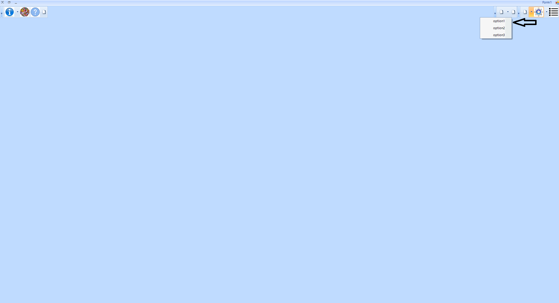 Commandbardropdownbutton Items Show Up In A Wrong Position In Ui For Winforms Commandbar