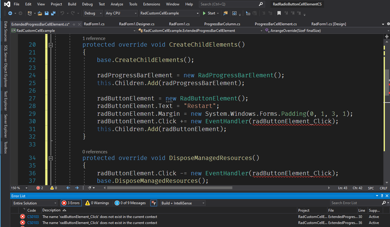 Add My Own User Control In A Column In Ui For Winforms