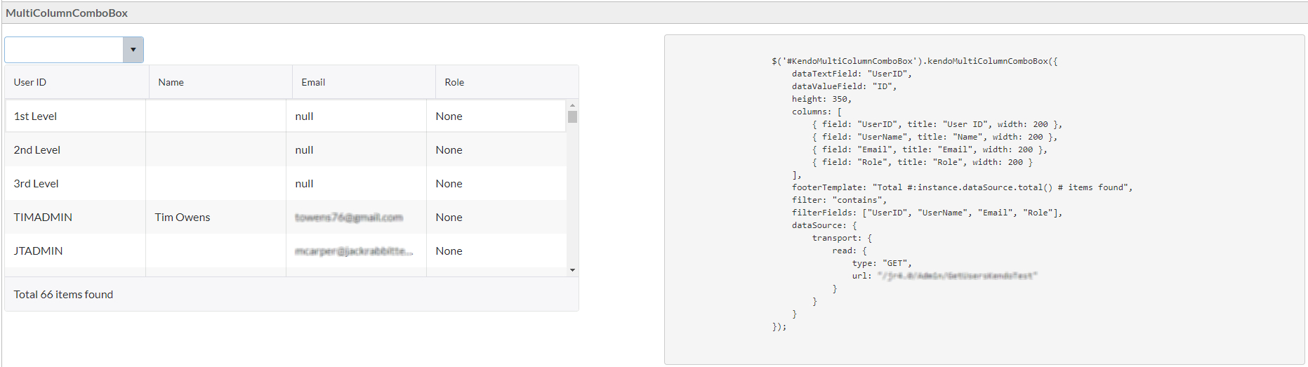 Misaligned Headers And Columns In Kendo Ui For Jquery Multicolumncombobox Telerik Forums 1667