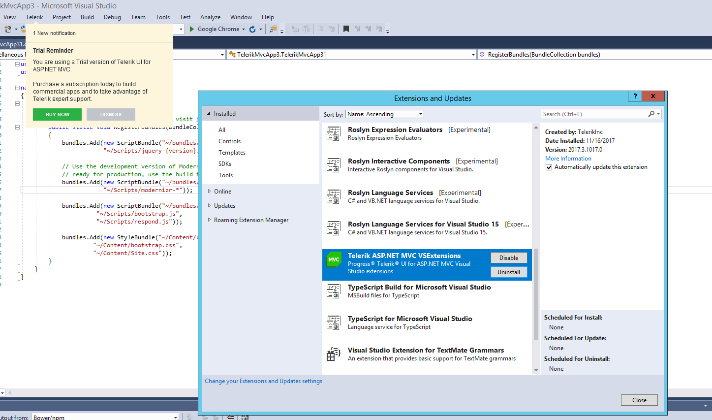 Scaffolding Issue With Vs 2017 In Ui For Asp Mvc General
