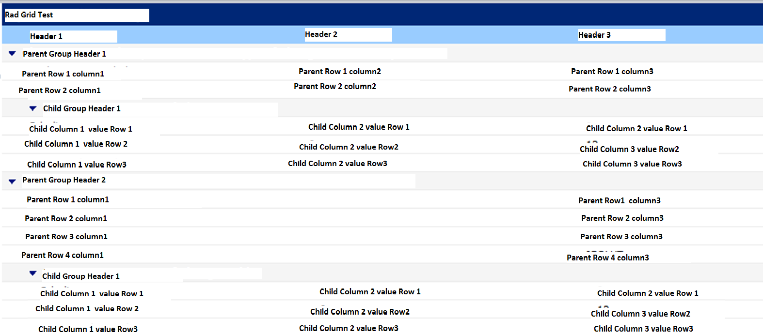 Radgrid With Multiple Detail Tables In Ui For Asp Ajax Grid