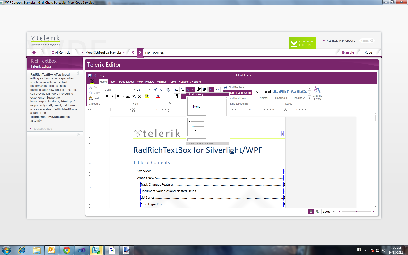 Problem To Add Custom Liststyle In Richtextbox For Wpf In Ui For Wpf Richtextbox Telerik Forums