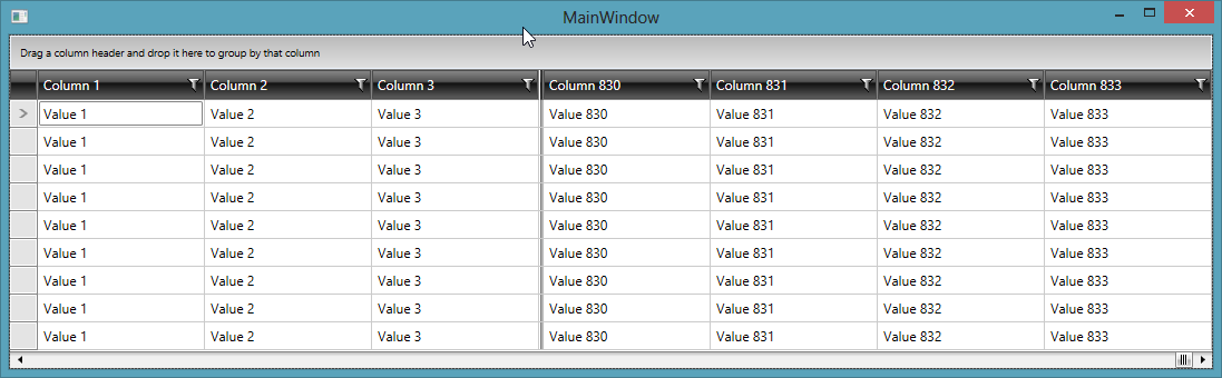 Row Horizontal Grid Lines Disappear When Many Columns In Ui For Wpf Gridview Telerik Forums