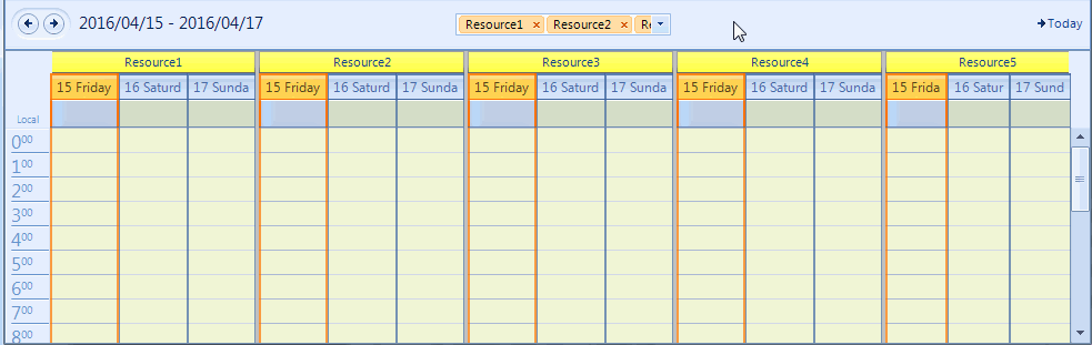 Filter Scheduler Resources Using Raddropdownlist In Ui For Winforms Scheduler And Reminder