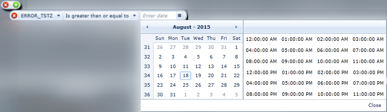 Radgridview Gridviewdatacolumn Datetime Filter Raddatetimepicker On Time Part Hhmmss Tt