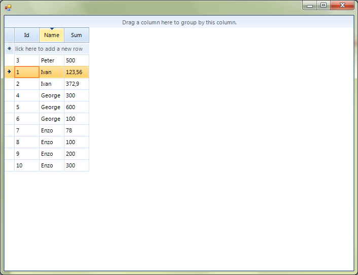 Sorting In Custom Column In Ui For Winforms Gridview Telerik Forums