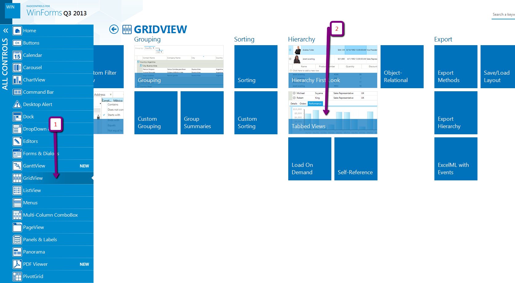 Gridview Hierarchy In Ui For Winforms Gridview Telerik Forums