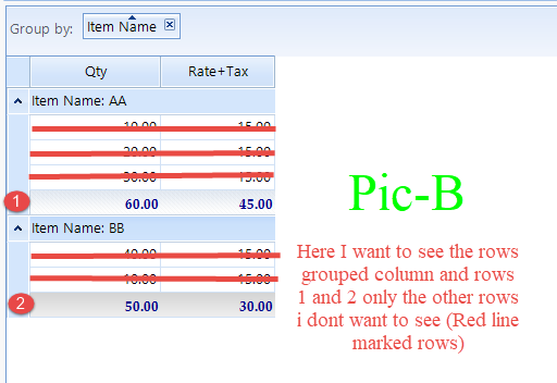 Summary Rows On Multiple Group Levels In Ui For Winforms Gridview Telerik Forums