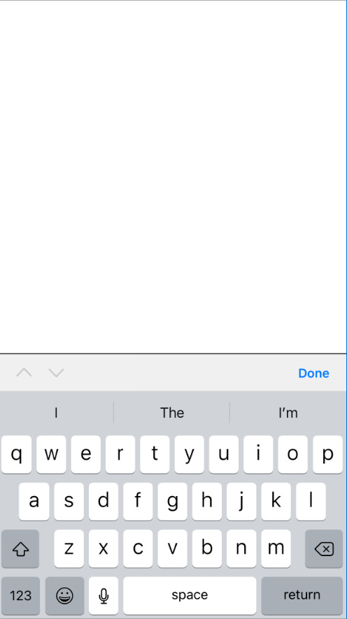 Telerik Ui For Xamarin How To Prevent Ios Keyboard From Pushing Up The Entire Screen When