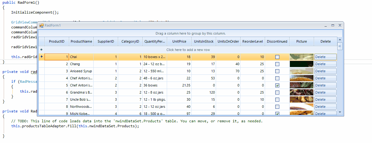 Problem In Winforms Radgridview In Ui For Winforms Gridview Telerik Images