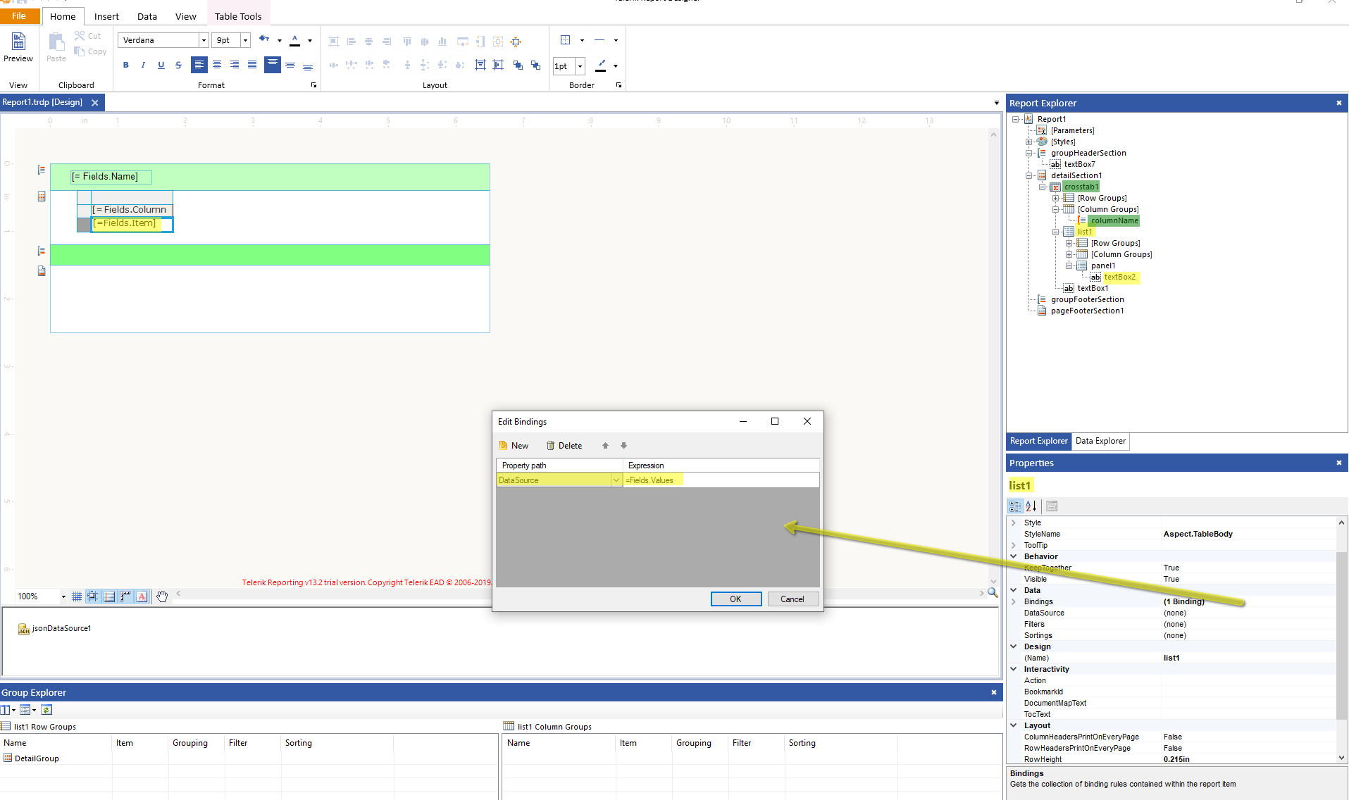 Create Tables dynamically based on the incoming data. - Telerik Reporting Create Tables dynamically based on the incoming data. - Telerik Reporting