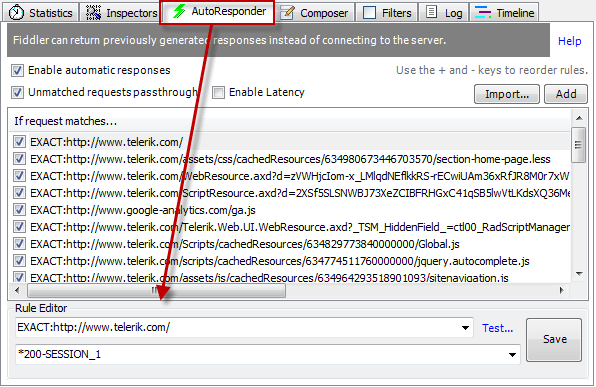 Fiddler Classic Create traffic with Custom Matching Rules - Progress Telerik Fiddler Classic