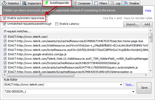 Fiddler Classic Create traffic with Custom Matching Rules - Progress Telerik Fiddler Classic