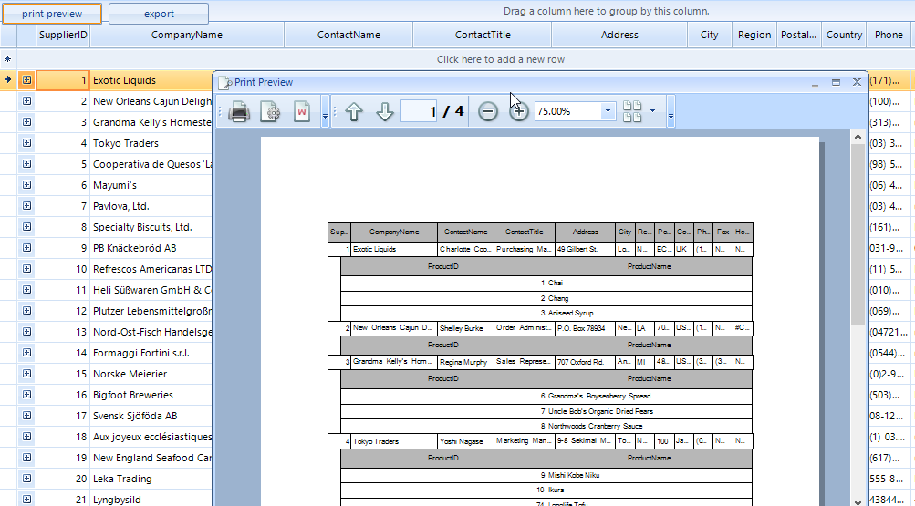 Hierarchical grid child template in UI for WinForms | Telerik Forums