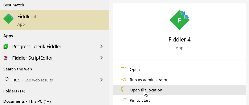 Default Install Path in Fiddler | Telerik Forums